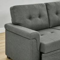 China Underseat Storage Fold up Sofa Bed for Short Term Rental House Furniture for sale