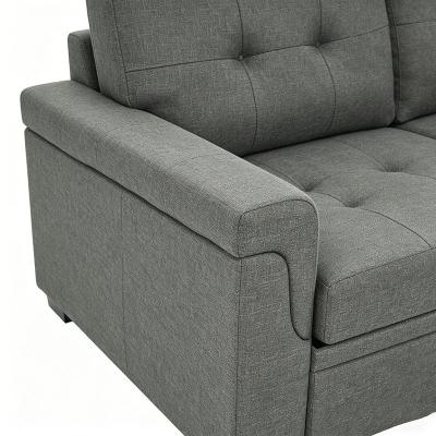 China Easy Convert Tufted Pull out Sofa Bed for Multi Purpose Living Room Space for sale