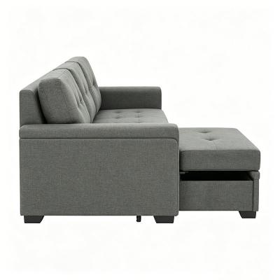 China Two in One Fold out Tufted Sleeper Sofa Bed for Tiny Urban Living Areas for sale