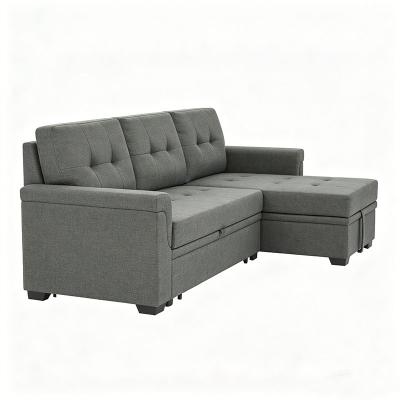 China Effortless Conversion Linen Pull out Sofa Bed for Student Shared Dormitory for sale