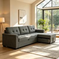 China Multi Scene Foldable Fabric Sofa Bed for Holiday Rental Guest Accommodation for sale