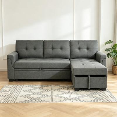China All in One Fold up Fabric Sleeper Sofa Bed for Weekend Guest Rest Space for sale