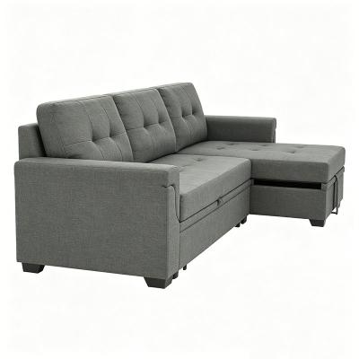 China City Living Optimized Linen Sofa Bed for Downtown Micro Apartment Furniture for sale