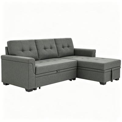 China Limited Space Designed Tufted Pull out Sofa Bed for Urban Young Families for sale