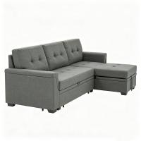 China Small Lounge Fit Fabric Fold out Sofa Bed for Weekend Guest Sleeping Space for sale