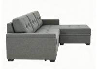 China Small Lounge Fit Fabric Fold out Sofa Bed for Weekend Guest Sleeping Space for sale
