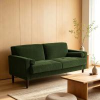 China Modern Corduroy 2 Seater Sofa Comfort Upholstered Couch for Living Room Home Furniture Decoration for sale