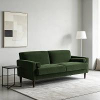China Cozy Cushioned Corduroy Two Seater Sofa for Small Apartment Living Room Household Rest Use for sale