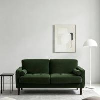 China Stylish Upholstered Corduroy Two Seater Sofa for Small Apartment Living Room Space Furnishing for sale