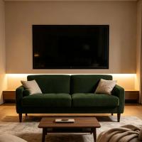 China Nice Looking Corduroy Two Seater Sofa for Modern Household Living Room Interior Style Upgrade for sale
