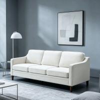 China Durable Wear Resistant Fabric Three Seater Sofa for Household Long Term Daily Usage Needs for sale