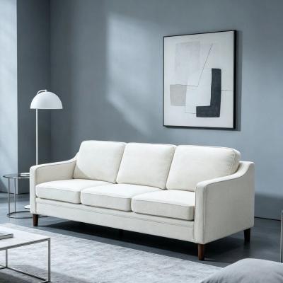 China Durable Wear Resistant Fabric Three Seater Sofa for Household Long Term Daily Usage Needs for sale