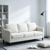 China Durable Wear Resistant Fabric Three Seater Sofa for Household Long Term Daily Usage Needs for sale