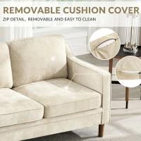 China Attractive Plain Fabric Three Seater Sofa for Wholesale Home Living Room Furniture Business for sale