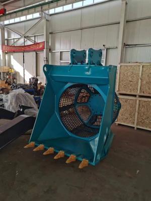 China Hitachi210 5 ZX200-3 E320 320C SK210 Hydraulic Crusher Bucket Demolition Screening for sale