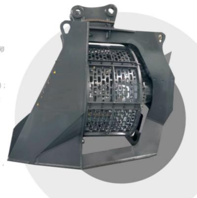 China 20ton Hitachi 210 ZX210H ZX210-3 ZX210-5 ZX200-3 Rotating Screening Bucket for sale