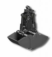 China 5-40ton Excavator Hydraulic Rotating Grab Clamshell Bucket  for all type excavators for sale