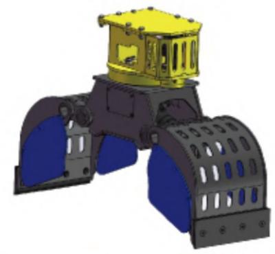 China 6-50ton Excavator Demolition Grapple Heavy Duty Durable Abrasion Resistant for sale