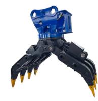 China OEM Robust  Excavator Grapple Bucket Hydraulic Excavator Rock Grab for sale
