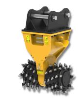 China Crawler Excavator Attachment Hydraulic Drum Cutter For 5-50 Ton EX200 for sale