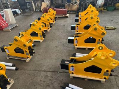 China Hose Diameter 1/2inch Hydraulic Impact Breaker Featuring Box-Silenced Type Bracket Ideal for Demolition and Excavation Projects for sale