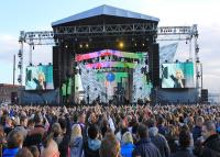 China 6000Nits 4.81mm LED Stage Backdrop Screen For Outdoor Event Front Service for sale