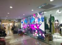 China 5500nit P3.91 See Through Led Display , 3840HZ Shopping Mall Led Display for sale