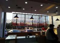 China 500x125mm Module 7.81mm Transparent Glass Led Display For Shopping Mall for sale