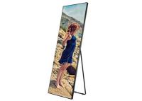 China 1200cd/M2 2.5mm Led Poster Screen , Epistar Chip Commercial Poster Display for sale