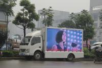 China P4mm Trailer Mounted Led Screen , 256*128MM Movable Led Display for sale