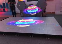 China 3D Interactive 4000nit IP65 P6.25 Dance Floor LED Screen Long Life Span for sale