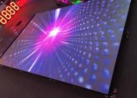 China Slim IP65 1200Nits 5.95mm Dance Floor LED Screen CE ROHS UL Approved for sale