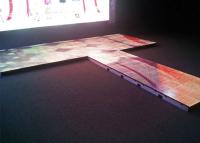 China P5.95 1200Nits Led Video Dance Floor , 1000x500mm Front Service Led Display for sale