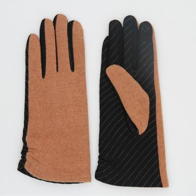 China Sale Ladies Waterproof\Warm\Breathable\Comfortable Warm Gloves Hand Back Wool Fabric Winter Motorcycle Glove for sale