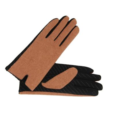 China Hand factory custom made winter gloves original wholesale back fabric waterproof\warm\breathable\comfortable woolen for sale