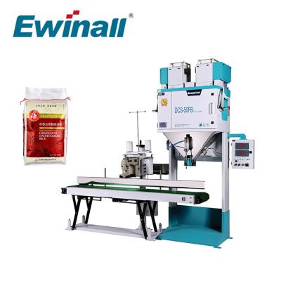 China DCS-50FB1 Ewinall Manual Packing Scale Machine 2.5 - 50kg For Rice Mill for sale