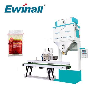 China DCS-50FE2-B Rice Grain Packing Scale Filling Sealing With Folder Bagging Machine for sale