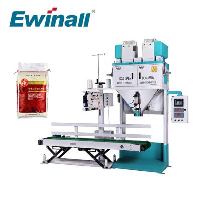 China DCS-15FB2 Ewinall Color Screen Rice Mill Grain Rice Packing Machine 2.5kg - 15 Kg for sale