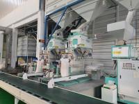 China Rice Plastic Pellets Packing Machine Servo Motor Control 2.5KG - 50KG for sale