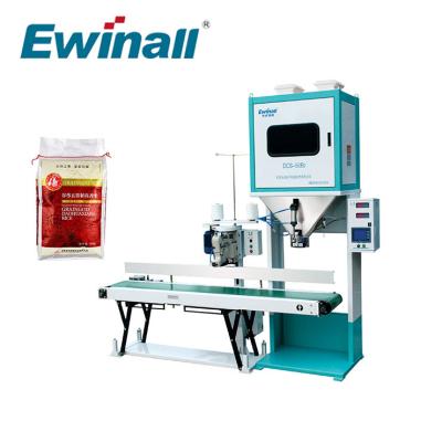 China 5 - 25kg Double Scales Rice Packing Machine For Wheat Sesame Rice Mill DCS-50B2 for sale