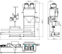 China Manual Automatic Rice Packing Machine DCS-50FB3+ Ewinall for sale