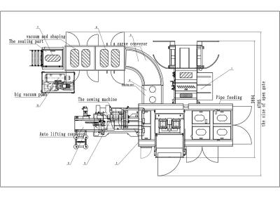 China Vacuum Granular Fully Automatic Flour Packing Machine Woven Bag PLC 133L/ Min for sale