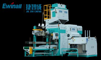China EWINALL High Speed Automatic Rice Packing Machine 25kg Animal Feeds 600 Bags / H for sale