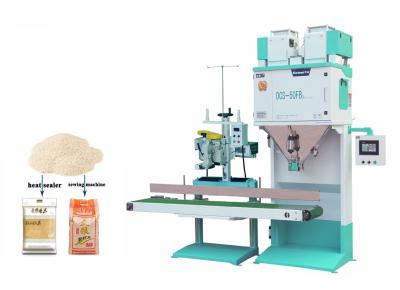 China Auto Lifting 5kg Modbus Rice Pouch Packing Machine 600 Bag / H for sale