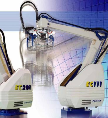 China Pail 4 Axis 4KVA Robotic Bag Palletizer Machine 1000 Bags / Hour for sale