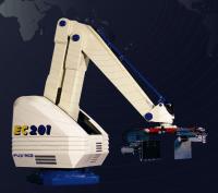 China Pail 4 Axis 4KVA Robotic Bag Palletizer Machine 1000 Bags / Hour for sale