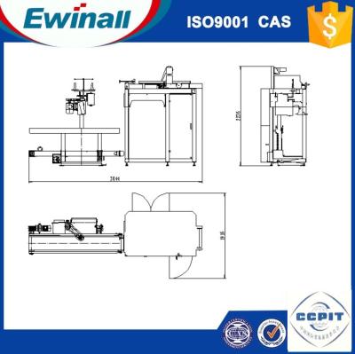 China 0.6MPa Plastic Automatic Small Bagging Machine 1500 Bags / H 1m3/H For Chemical for sale