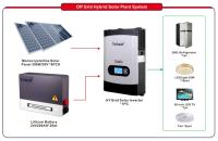China 3KW Solar Power System with 5KWH Lithium Battery Bank for sale