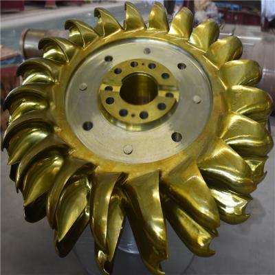 China Hydropower Station Pelton Turbine Runner , 80-1600m Pelton Wheel Runner for sale