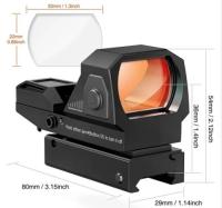 China Black Red Dot for Hunting Auto-Shut Down and Professional Reticle Color Red Green for sale